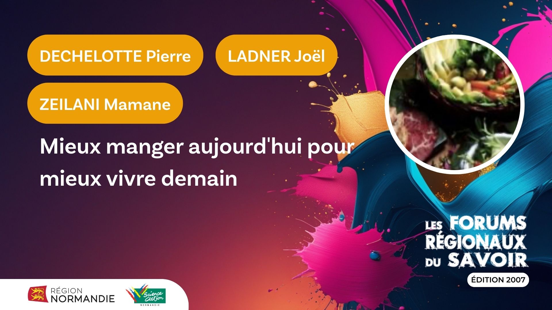 Pierre Dechelotte, Joël Ladner et Mamane Zeilani - mieux manger aujourd ...