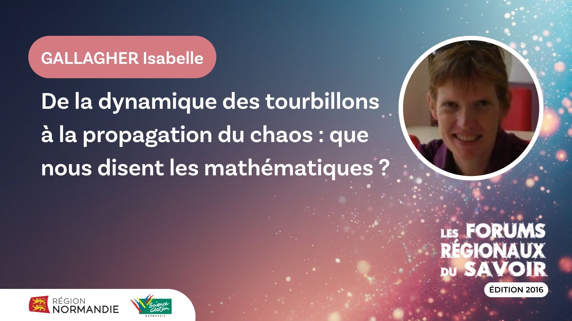 Isabelle Gallagher - de la dynamique des tourbillons à la propagation ...