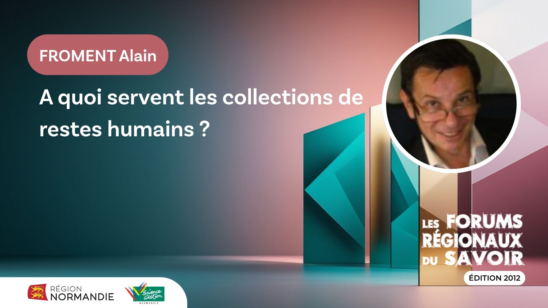 Alain Froment - à quoi servent les collections de restes humains ? - L ...