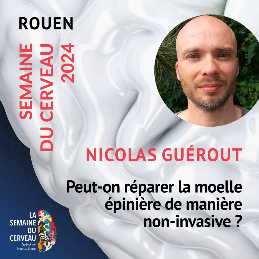 Nicolas Guérout - Peut-on réparer la moelle épinière de manière non-invasive ? - L'Atrium Normandie